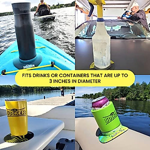 Lil Sucker Slogan Suction Rings Cup Drink Coaster Holders 2 Pack