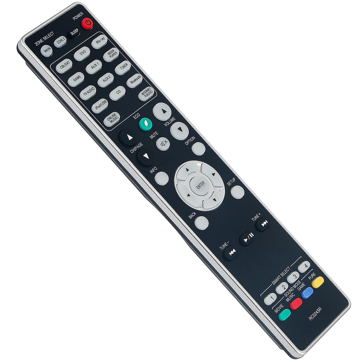 RC024SR Replacement Remote Control Applicable for Marantz AV Receiver NR1606 NR1605 SR5010 SR5011 NR1607 SR5009 SR6010 SR6009