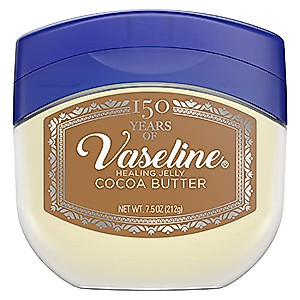 Vaseline Petroleum Jelly For Dry Cracked Skin Cocoa Butter 7.5 oz (Packaging May Vary)