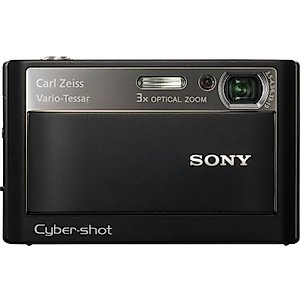 Sony Cybershot DSC-T20 8MP Digital Camera with 3x Optical Zoom and Super Steady Shot (Black)