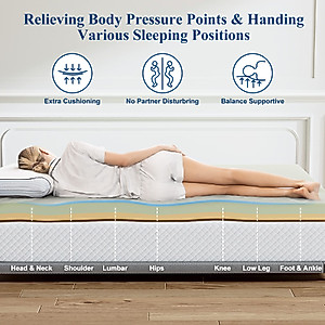 Maxzzz 2 Inch Mattress Topper King Memory Foam, Firm Bed Foam Mattress Topper with Remover Soft Cover, High Density Memory Foam Mattress Pad, Certipur-Us & Oeko-Tex Certified