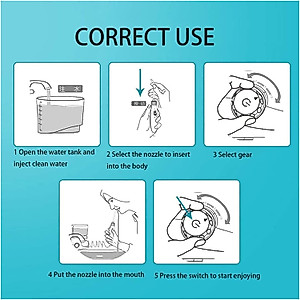 GIENEX Water Flosser for Teeth, Dental Oral Irrigator with 6 Jet Tips, 600ML Water Tank, Non-Slip Base, Quiet Electric Flosser for Braces Care, Teeth Cleaner