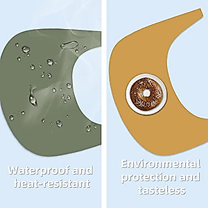 Food-Safe Silicone Tray Placemat Compatible with Stokke Tripp Trapp High Chair Tray (2, Yellow Green) - Non-Slip Food Catching