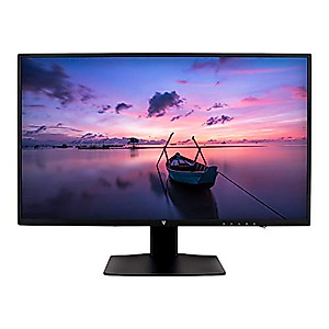 V7 L238E-2N 23.8" FHD 1920 x 1080 ADS-IPS LED Monitor, HDMI, DP, DVI, VGA, Speaker, HDMI Cable