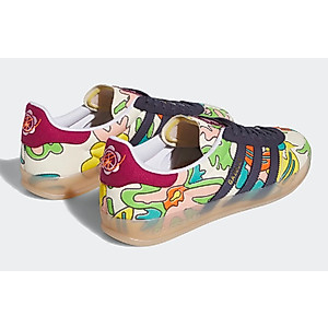 ADIDAS Originals Men's Sean Wotherspoon Gazelle Indoor Shoes, Ecru Tint/Shadow Navy/Gum, US 8.5