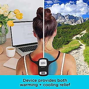 BLACK+DECKER Comfortpak, Wearable Cooling and Heating Device, Obsidian Black (BCWCC101-01)