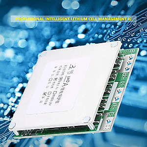 3S 12V 100A Lithium Battery Board, Charger BMS PCB Board with Balance Charging Current 10A for Household Industrial