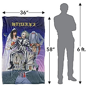 Beetlejuice Poster Silky Touch Super Soft Throw Blanket 36" x 58",Poster