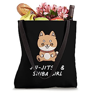 Jiu-Jitsu & Shiba Girl Kawaii Sports Japanese Dog Lover Tote Bag