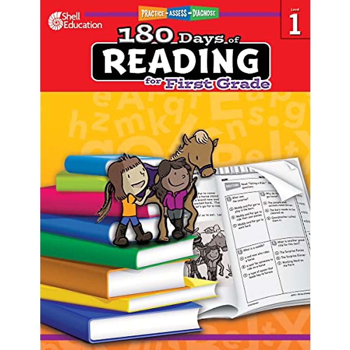 180 Days of Reading: Grade 1 - Daily Reading Workbook for Classroom and Home, Sight Word Comprehension and Phonics Practice, School Level Activities Created by Teachers to Master Challenging Concepts