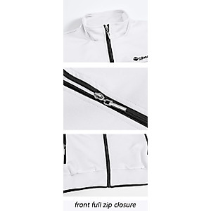 YSENTO Men's Tracksuits Set Outfits 2 Piece Jogging Suits Warm Up Running Track Sets Sweatsuits White M