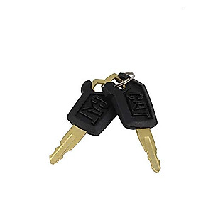 HKOO Cat Keys for Caterpillar Heavy Equipment 2 Packs (Cat Keychain)