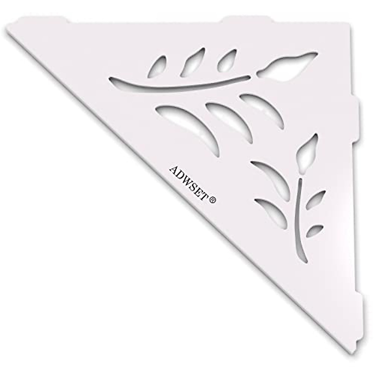 ADWSET Shower Shelf, Shower Corner Shelf Bathroom Organizer for Inside Shower Storage&Kitchen Organization, No Drilling/Rustproof/‎Aluminum Bathroom Accessories(CS02)