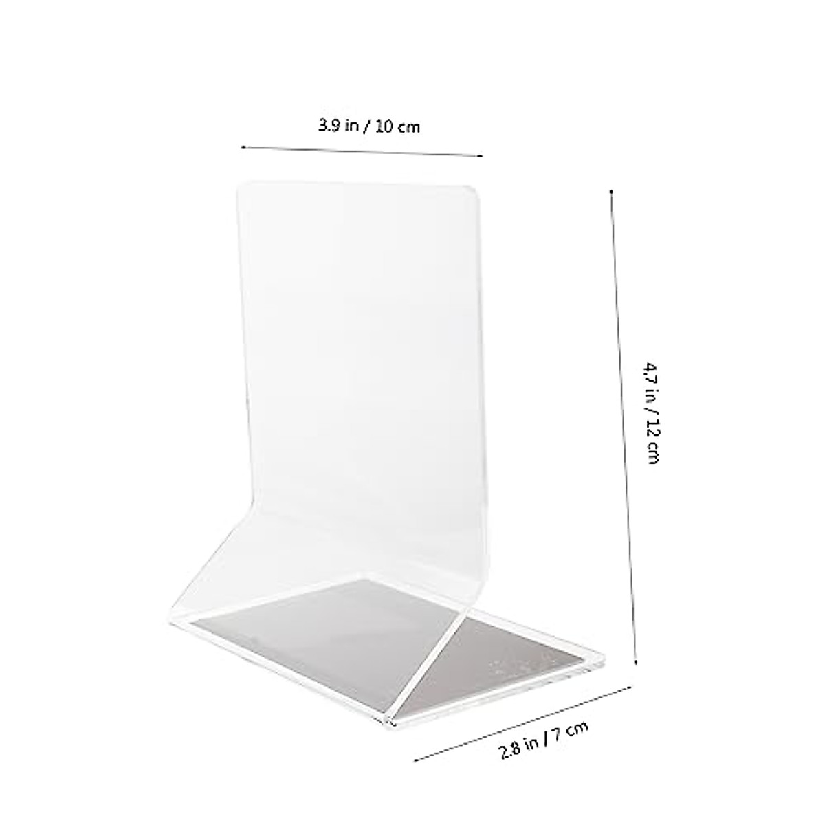 KITANDOVE 2pcs Product Sorting Divider Bookcase Dividers Snacks Dividers Goods Classification Boards Shelf Dividers for Supermarkets Supermarket Supply Classification Plates Clear Plastic