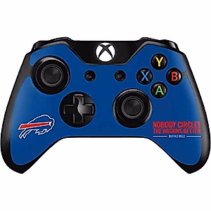 Skinit Decal Gaming Skin Compatible with Xbox One Controller - Officially Licensed NFL Buffalo Bills Team Motto Design
