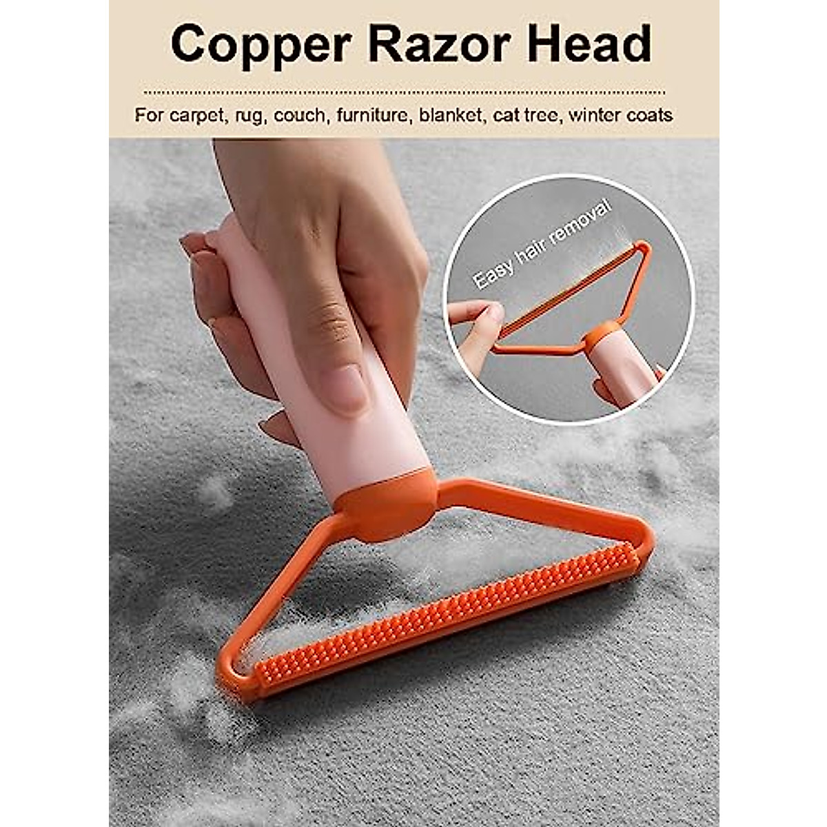 SUJAYU Pet Hair Remover, 2 in 1 Pet Hair Remover Fur Remover Dog Hair Remover Cat Hair Remover, Cat Hair Remover Furniture Pet Hair Remover for Couch Pet Hair Remover for Laundry (Green)