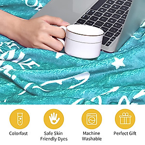 Best Friend Blankets for Women, Birthday Gifts for Bestie, BFF Gifts for Women, Birthday Gifts Friendship Gifts for Women Friends, Christmas or Valentines Gift for Her Throw Blanket 50”x60”Green