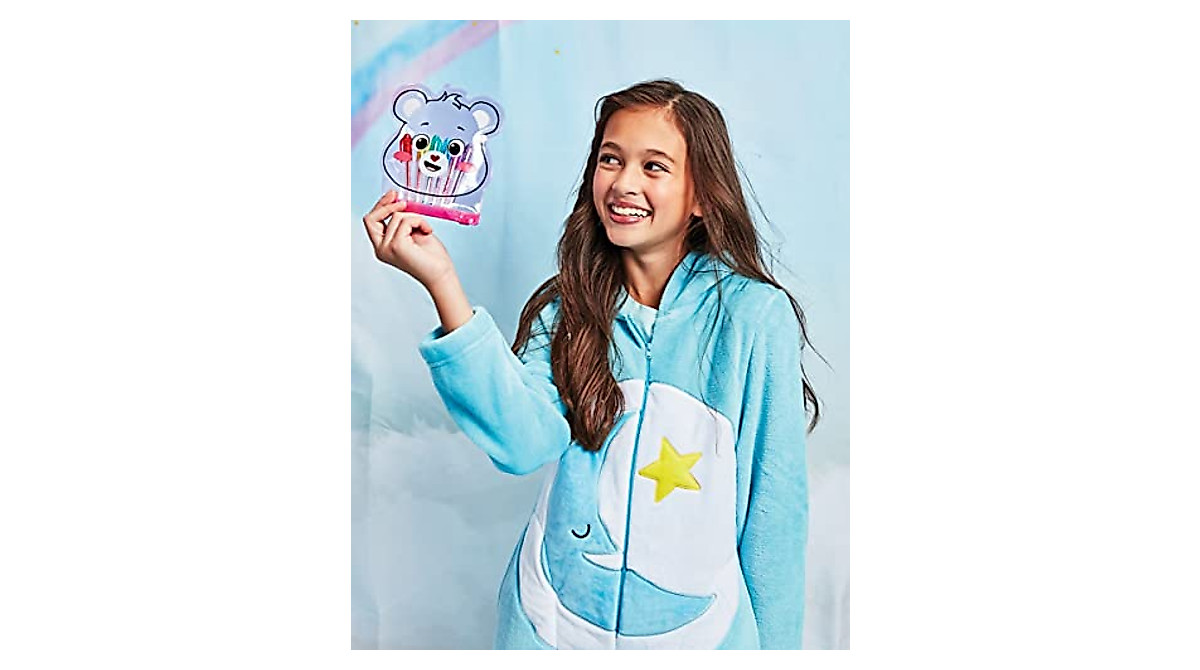 iscream Care Bears Cheer Bear Mini Gel Pen Set in Shaped Zipper Case — 🛍️ The Retail Market