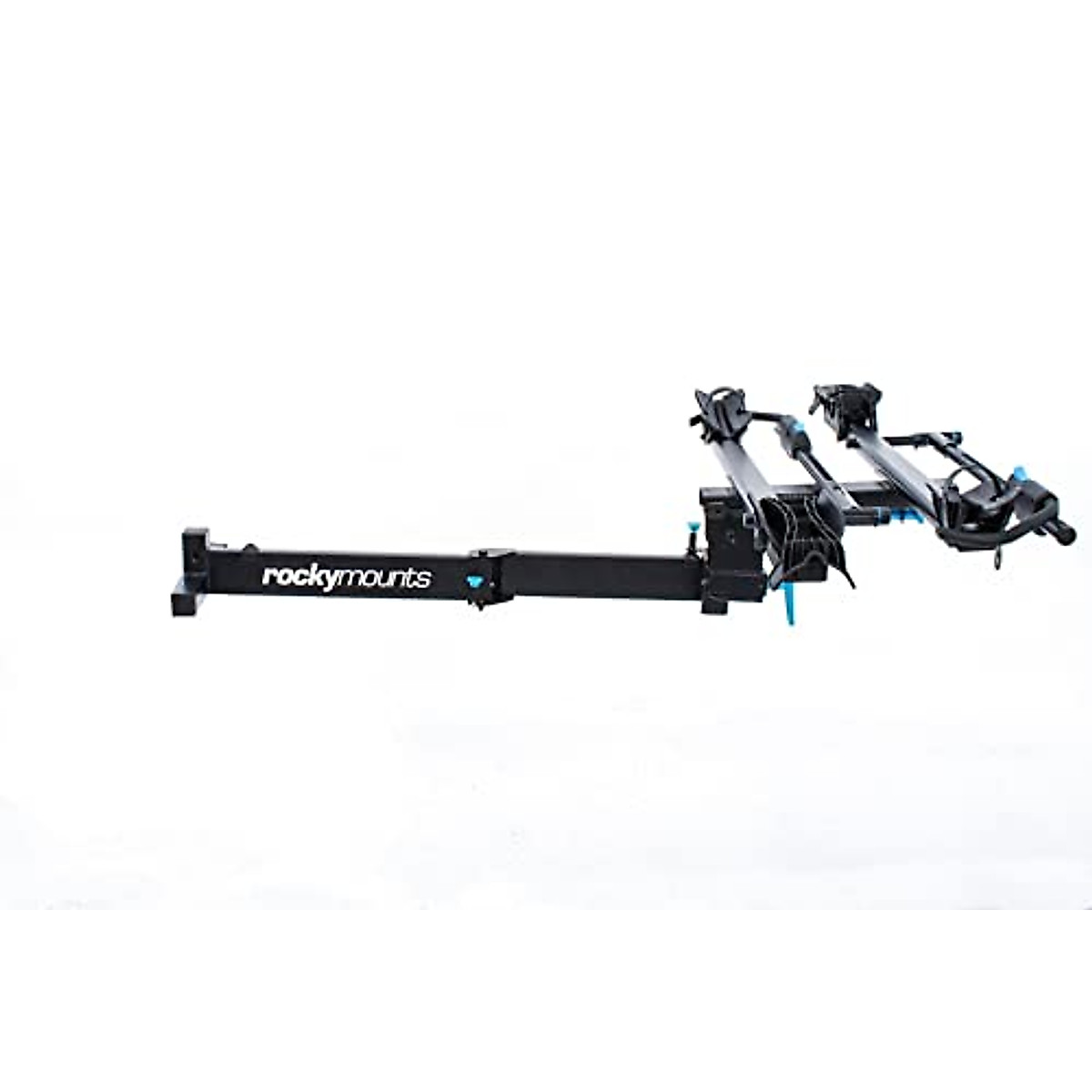 RockyMounts BackStage 2" Receiver Swing Away platform hitch 2 bicycle rack. Allows full access to the rear of the vehicle with bikes on or off the rack.