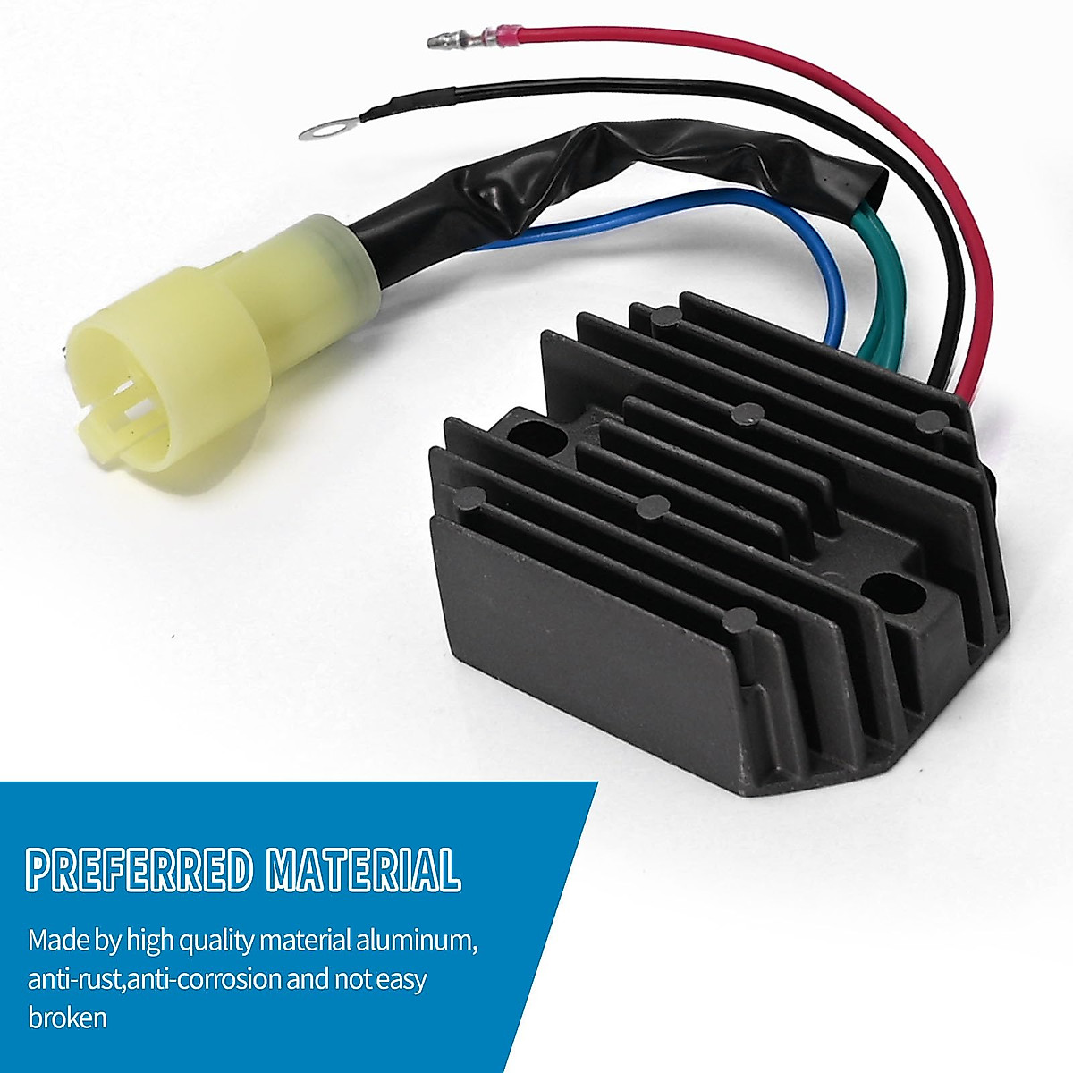 804278T11 67F-81960-10 67F-81960-00 Voltage Regulator Rectifier Replacement for Mercury Mercruiser F75 F90, Yamaha F100 F90 F80 F75