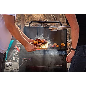 Louisiana Grills LG300SL Portable Pellet Grill, Black, Small