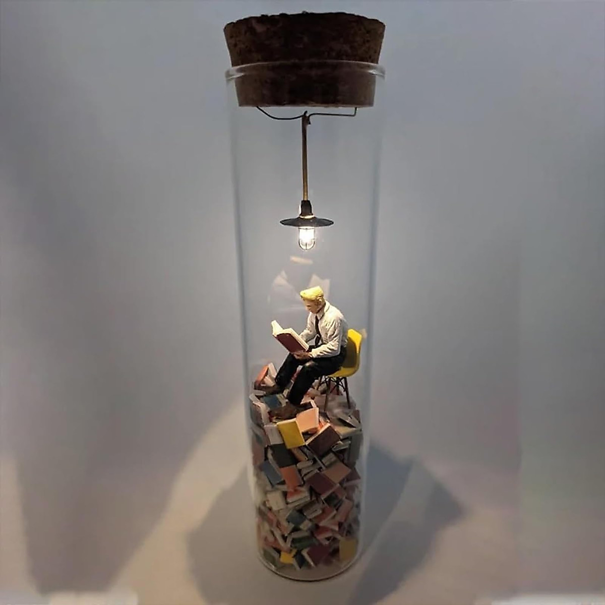 1/2/3pcs Test Tube Perspective Drawing, Test Tube Diorama, Fun Sci-fi Books to Decorate Test Tubes, Wonderful Gifts, for Loved Ones (Size : 1pcs)