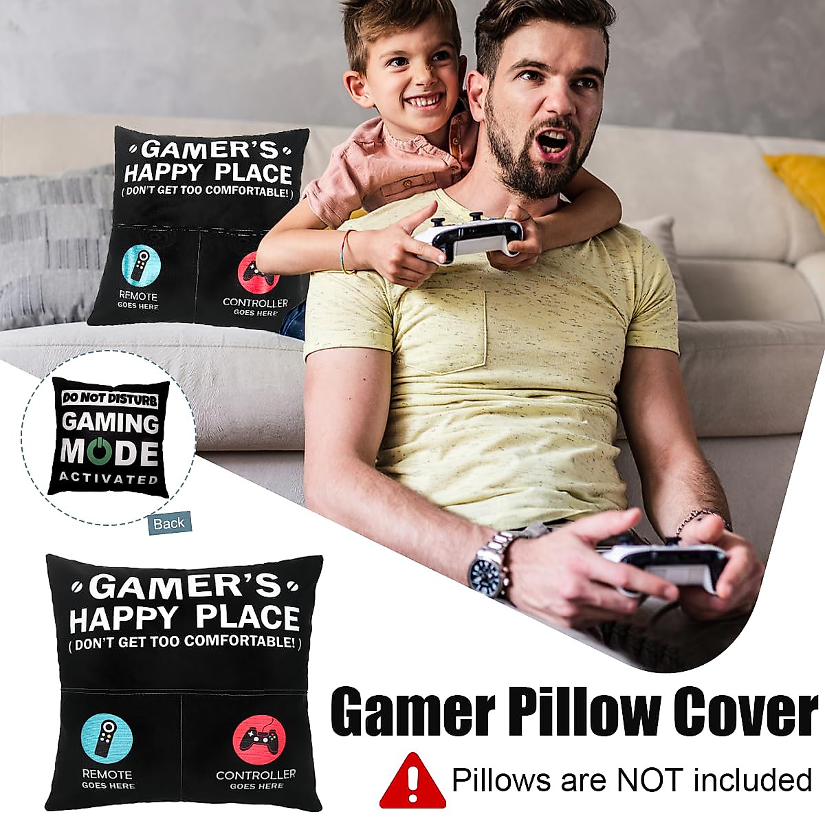 TuSuQing Gamer Christmas Gifts for Teenage Boys, Boyfriend Best Gaming Easter Basket Stuffers Gifts for Men Teen Boys Girls Kids Him Son Husband Video Game Lover Room Decor