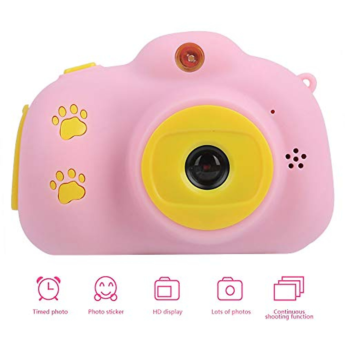 Digital Camera for Kids, X700 1200W HD Kids Camera Digital Video Cameras for Kid for Christmas Birthday Gifts(Pink)