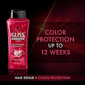 GLISS Hair Repair Color Guard Set with Shampoo and Conditioner for Colored or Highlighted Hair, 13.6 Fl Oz (Pack of 2)