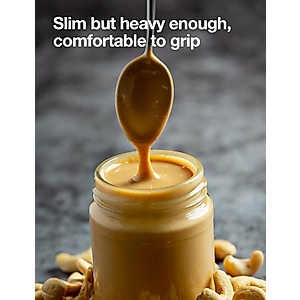 PWHINGN My Peanut Butter Spoon Funny Engraved Stainless Steel Spoon, Coffee Spoon Dessert Spoon Peanut Butter Lovers Gifts, for Women Men Friends Birthday Christmas Father's Day, Mother's Day Gifts