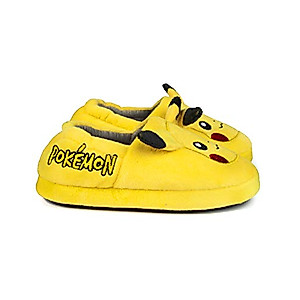 Pokemon Pikachu Slippers for Boys and Girls 3D Character Kid's Footwear 30 EU Yellow
