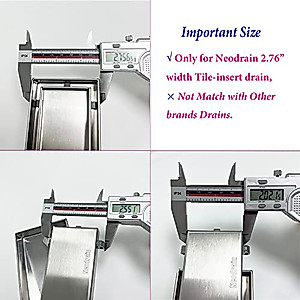 Neodrain 7020 Clip, Tile Tray Supporter, Grey Plastic Clips ONLY for NEODRAIN 18.24.28.32.36.48.60.72 inch Tile-Insert Shower Drain,with Lifting Hook -6 PCS