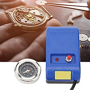 Electrical Demagnetizer Tools + Compass Set Watch Repair Degausser Durable Portable for Watch Repair Degausser(U.S. regulations)