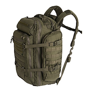 First Tactical Specialist 3-Day Backpack 56L, Large Assault Military Molle Rucksack, Survival Go Bag, OD Green