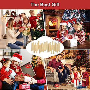 MinBoo Bamboo Multi Hook Coat Rack – Modern, Unique, Space-Saving Coat Hanger with 4 Flip-Down Hooks for Hanging Coats, Christmas Decorations,Bamboo