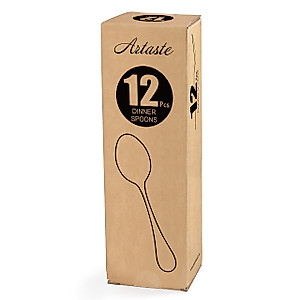 Artaste 59359 Rain 18/10 Stainless Steel Dinner Spoon (Rain Silver- Dinner Spoon)