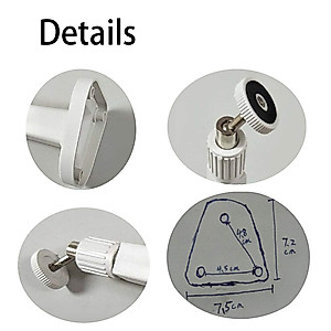 Adjustable Universal Wall Ceiling Mounts, Bestga BS07 15.5cm Pan Tilt Security Camera Brackets for CCTV CCD Box Body Dome Bullet Camera Home Surveillance System