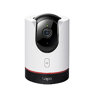 TP-Link Tapo 2K QHD Pan/Tilt Wi-Fi Camera | Physical Privacy Mode | Color Night Vision | AI Detection | Motion Tracking | 2-Way Audio | Local/Cloud Storage | Works w/Alexa&Google Home | (Tapo C225)