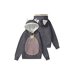 Roocnie The Owl House King Hoodie Cosplay Anime Pullover TOH Season 3 Sweatshirt for Adult XXL