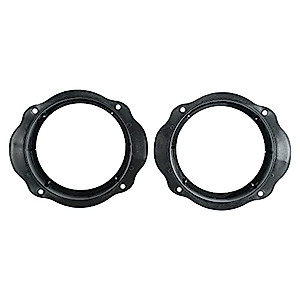 RED WOLF Door Speaker Adapter Fit Ford F150 2009-2010, Focus 2004-2012, Escape 2005-2012, Fiesta 2003-2012, C-Max, 2003-2010 Front Rear Speaker Spacer Ring 6.5"-6.75" 2 PCS