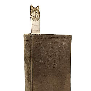 WOLF Engraved Wood Bookmark | Baltic Birch Wooden Geometric Animal Creature Book Mark | Great Gift Idea!
