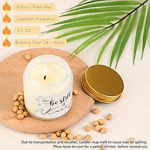 Sieral 3 Pcs Christian Gifts for Women Faith Be Still and Know Be Strong and Courageous Inspirational Travel Mug Tumbler Christian Prayer Candle Religious Bible Verse Cosmetic Bag for Mother(Still)