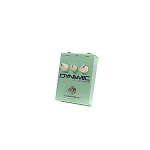 Vertex Effects Dynamic Distortion Guitar Effects Pedal, Guitar and Bass Pedal with Control Gain, Buffer Friendly, Sonic Hybrid of Germanium Fuzz and TS Overdrive Distortion, 4.6" x 3.2" x 1.8"