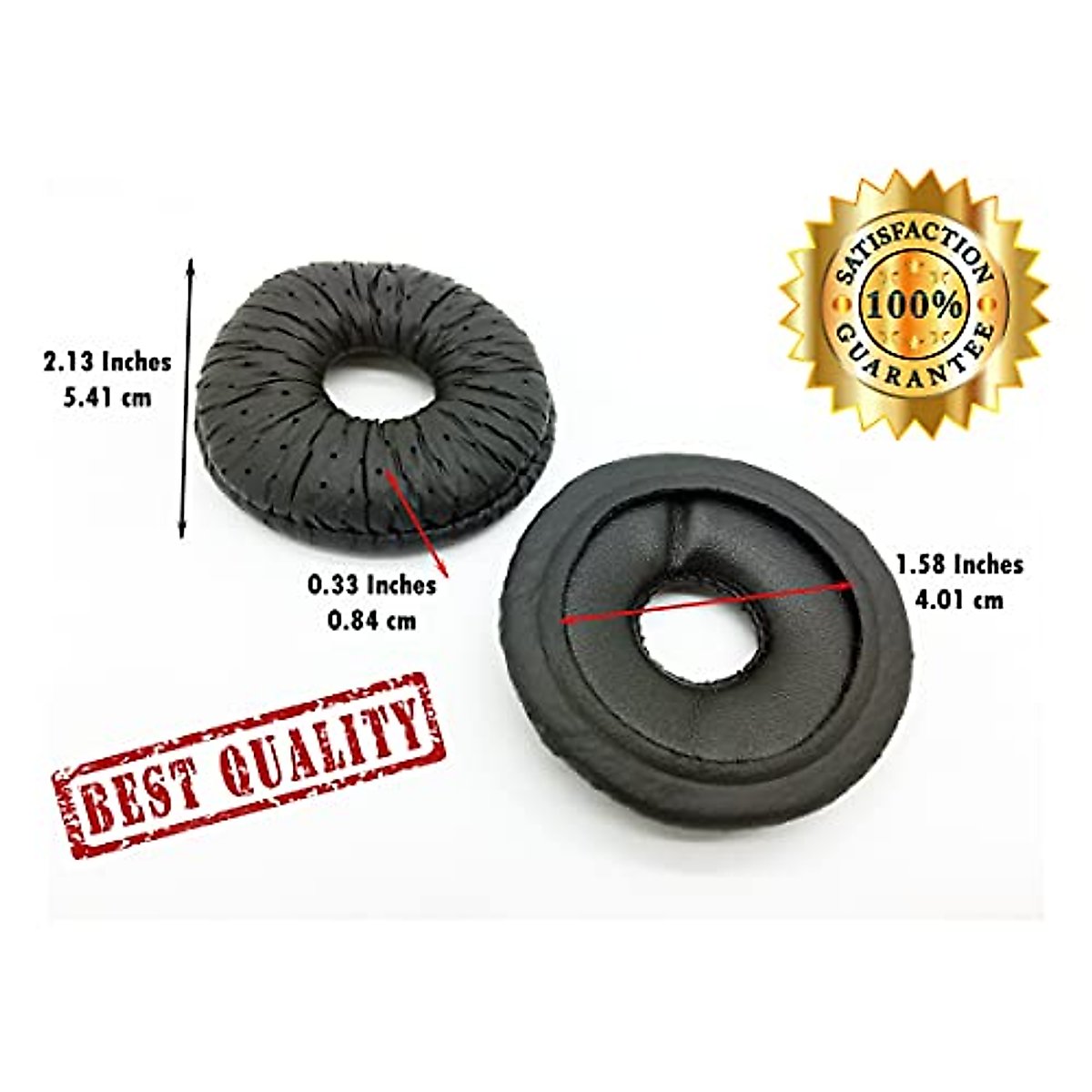 71782-01 Spare Ear Pads by AvimaBasics | Premium Foam Earpads Cushion Compatible with Plantronics C052 CS351 CS351N CS361 CS361N CS351 CS351N CS361 CS361N SupraPlus Headsets (1 Pair)