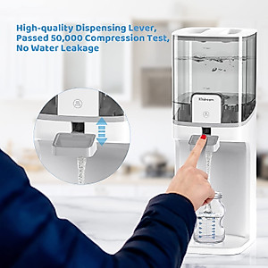 Instant Warmer Baby Bottle Warmer, Kisdream Formula Maker Instantly Dispenses Water Warmer at Perfect Temperature, 3 Mode, Large Capacity 24/7 Smart Thermostat, No More Waiting