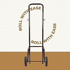 OEF Furnishings Heavy Duty Stack and Banquet Chair Dolly with Oversized Rubber Wheels, Easy Transport and Storage Solution