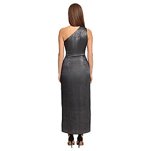 Maggy London Women's Holiday Sequin Dress Event Occasion Cocktail Party Guest of, Navy/Silver