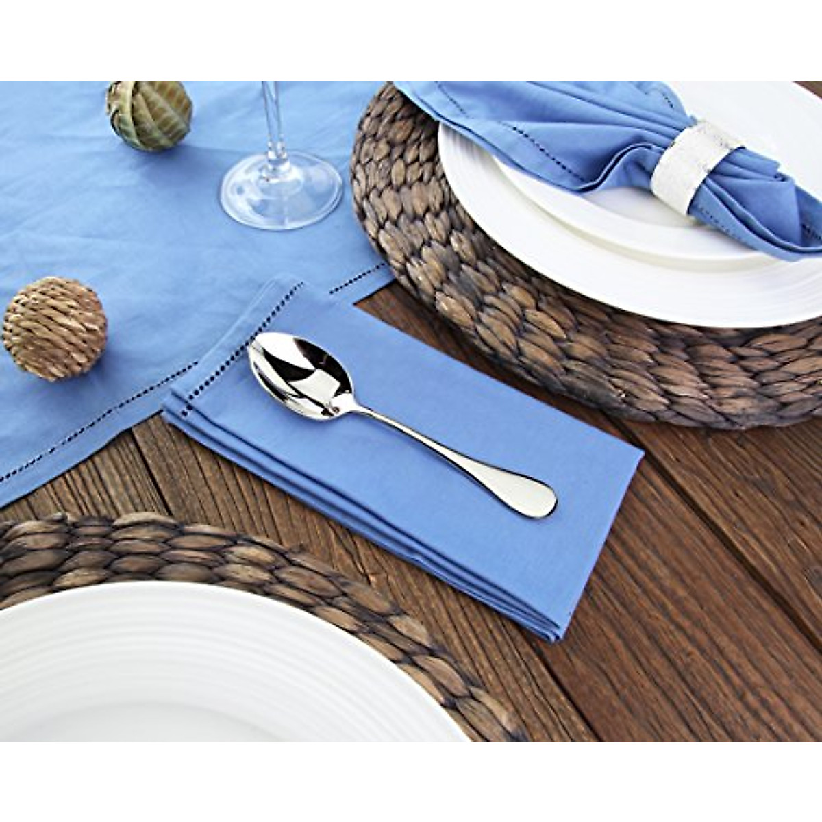 Artaste 59311 Rain 18/10 Stainless Steel Teaspoon, 6.25-Inch, Set of 12, Silver