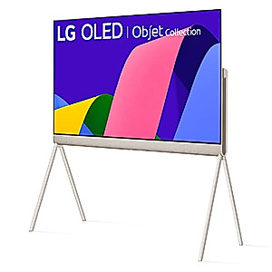 LG 55-Inch Class OLED Objet Collection Posé Series Smart TV 55LX1QPUA.AUS, 2022 - AI-Powered 4K TV, Alexa Built-in