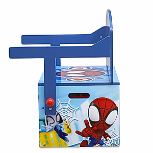 Delta Children Kids Convertible Activity Bench - Greenguard Gold Certified, Marvel Spidey and His Amazing Friends